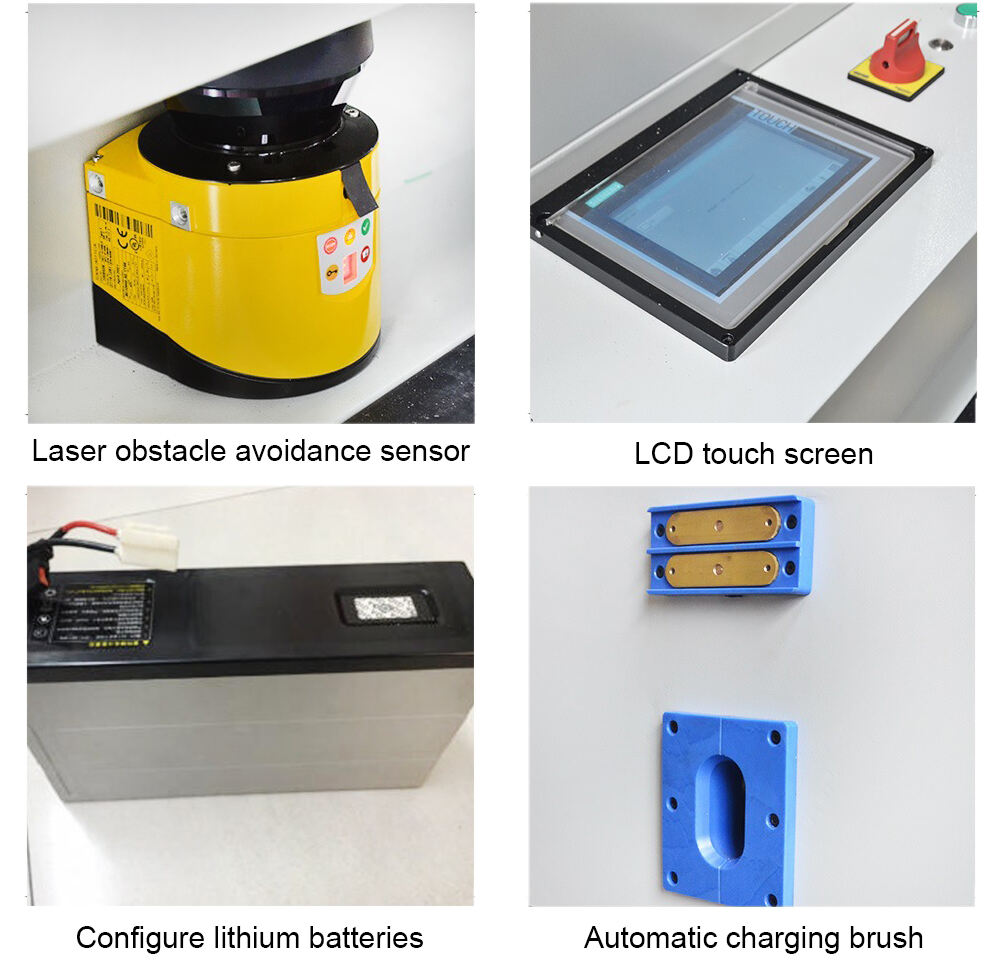 Laser SLAM Automated Guided AGV Robot Vehicle 100kg Load Capacity, China Laser SLAM Automated ...